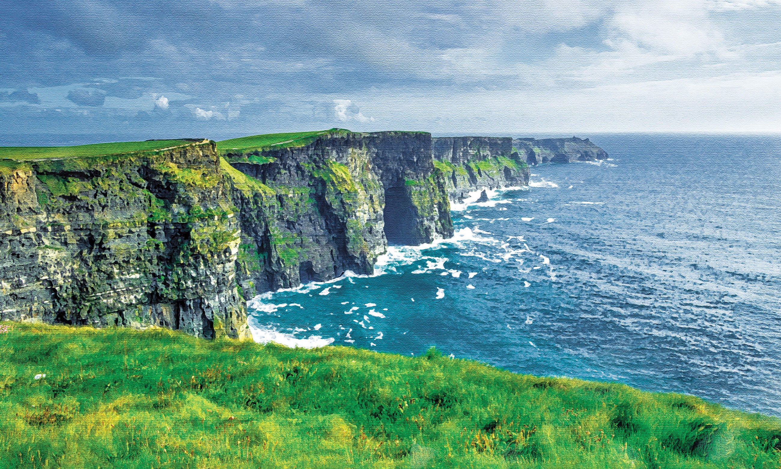 Ireland Wild Atlantic Way Intense Color Palette