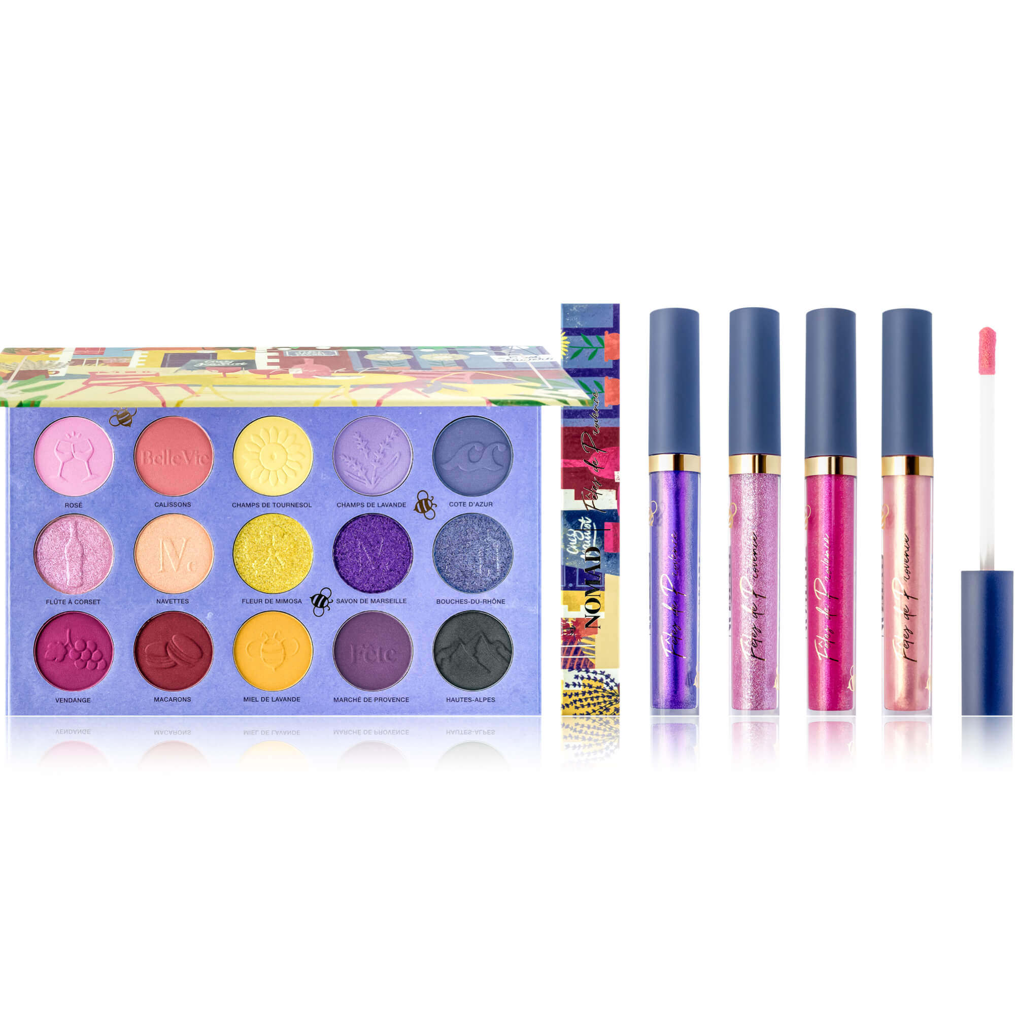 Duo Pack - Fêtes de Provence Intense Color Palette & Glacé Lip Gloss S
