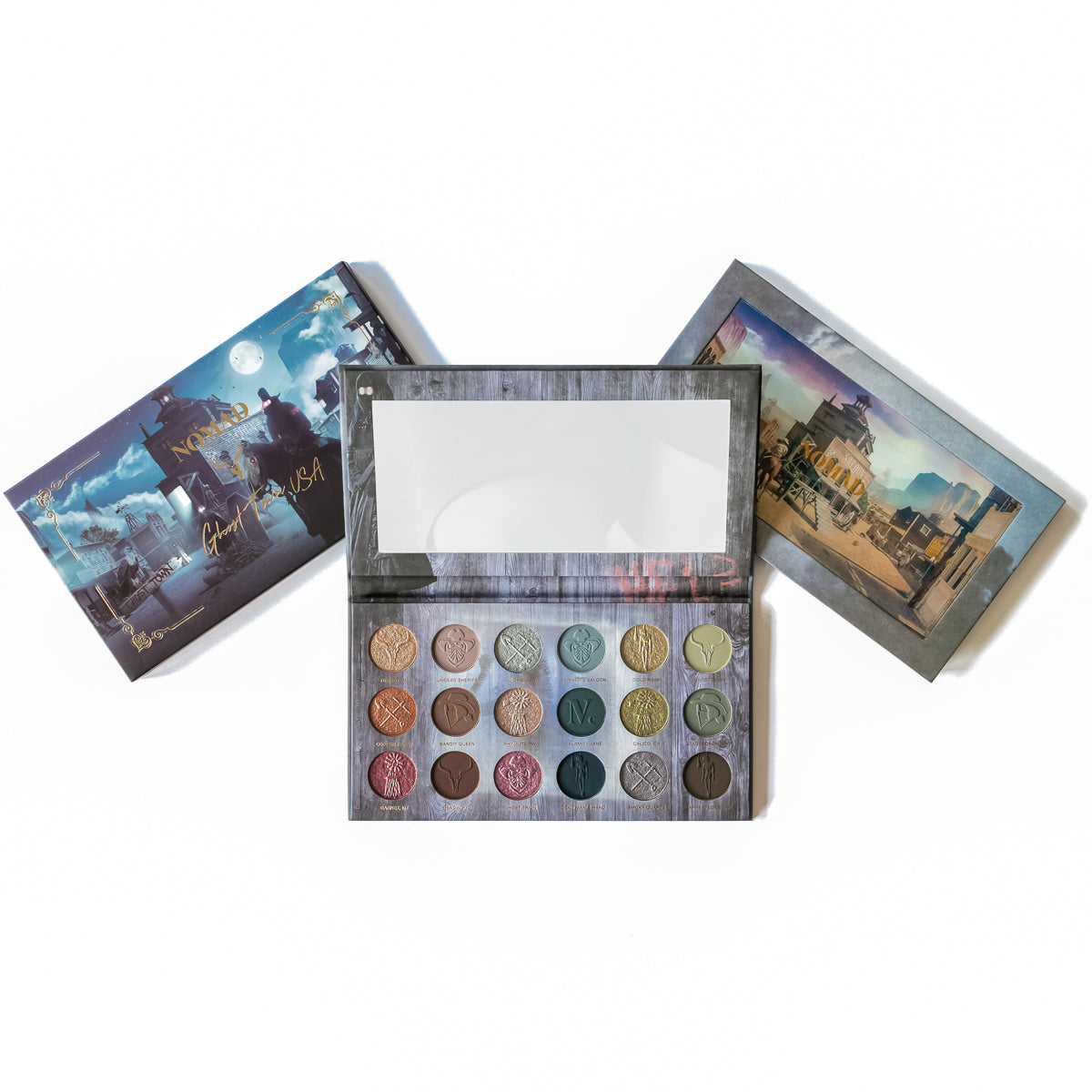 NOMAD x Ghost Town USA Intense Eyeshadow Palette (All, cactus-seed-oil ...