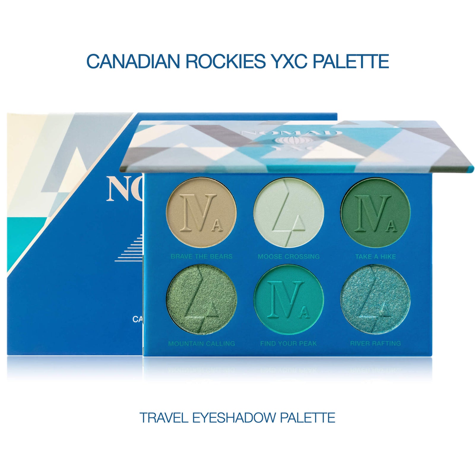 NOMAD Air - Travel Palette Collection & Tote Bag - 4 Travel Eyeshadow ...