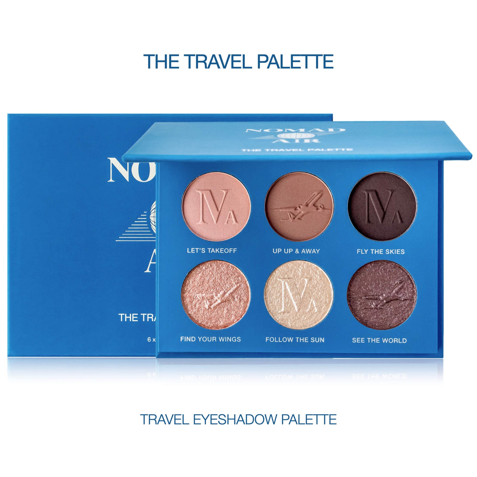 NOMAD Air - Travel Palette Collection & Tote Bag - 4 Travel Eyeshadow ...