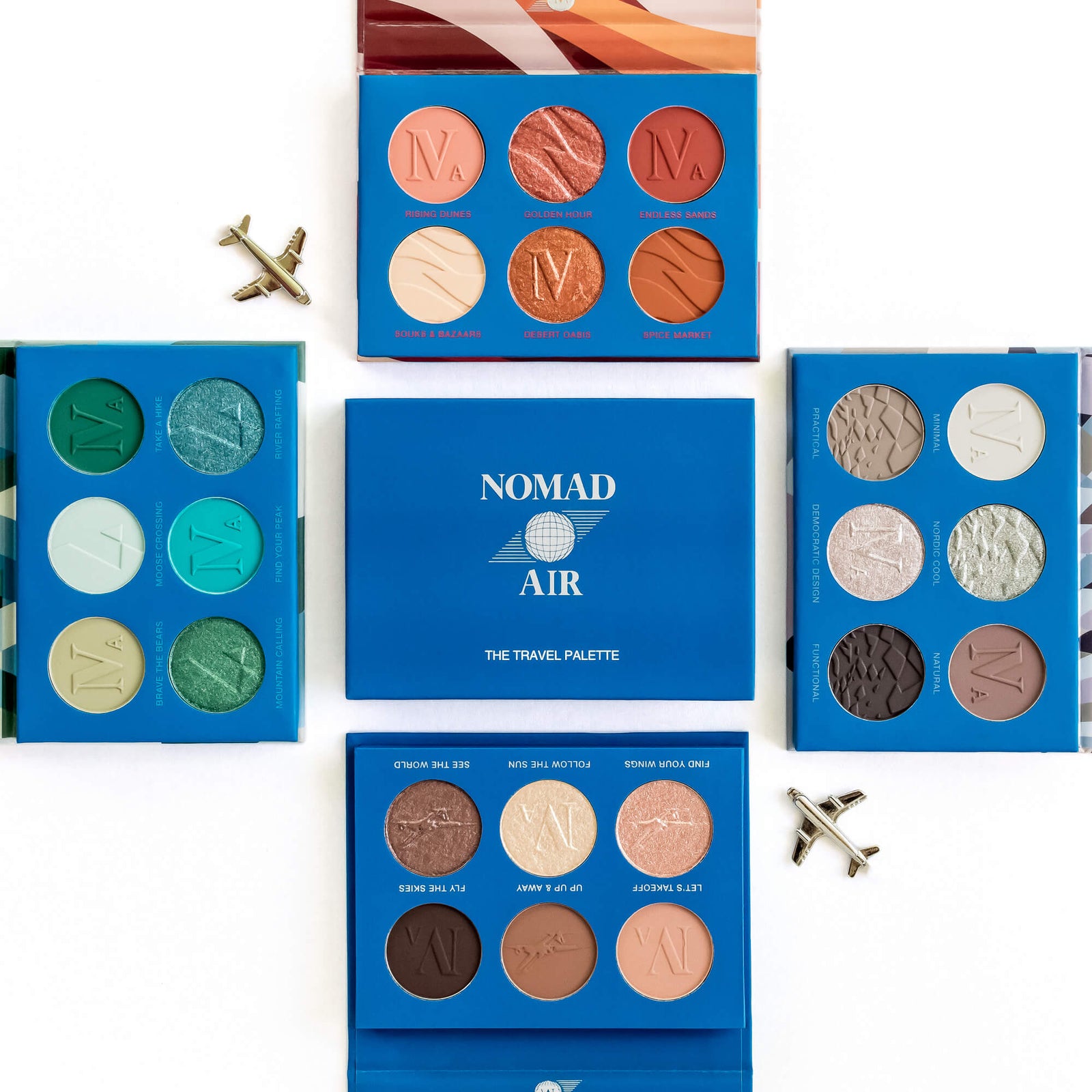 NOMAD Air - The Travel Palette - Travel Eyeshadow Palette