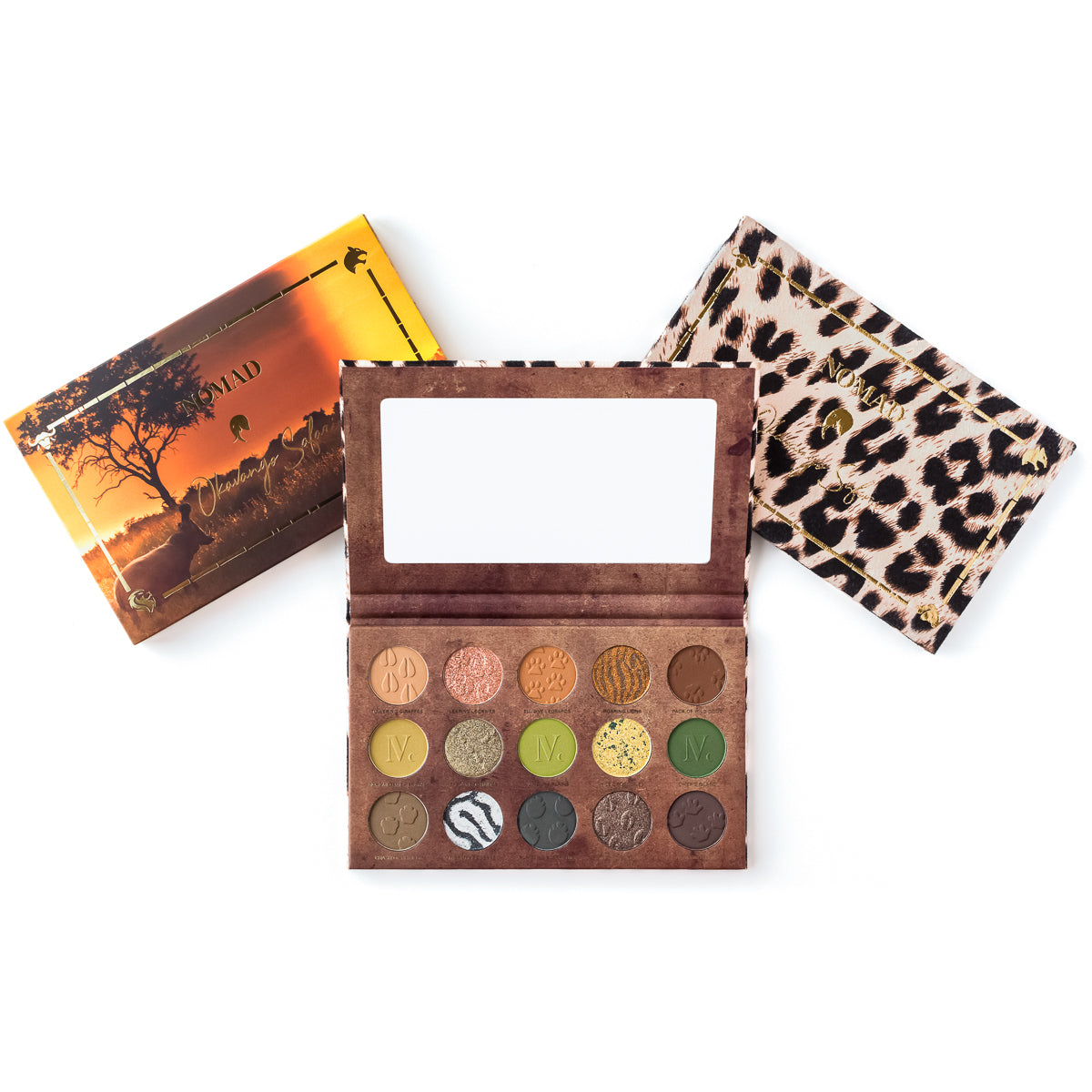 NEW NOMAD x Okavango Safari Intense Eyeshadow Palette (All, baobab seed ...